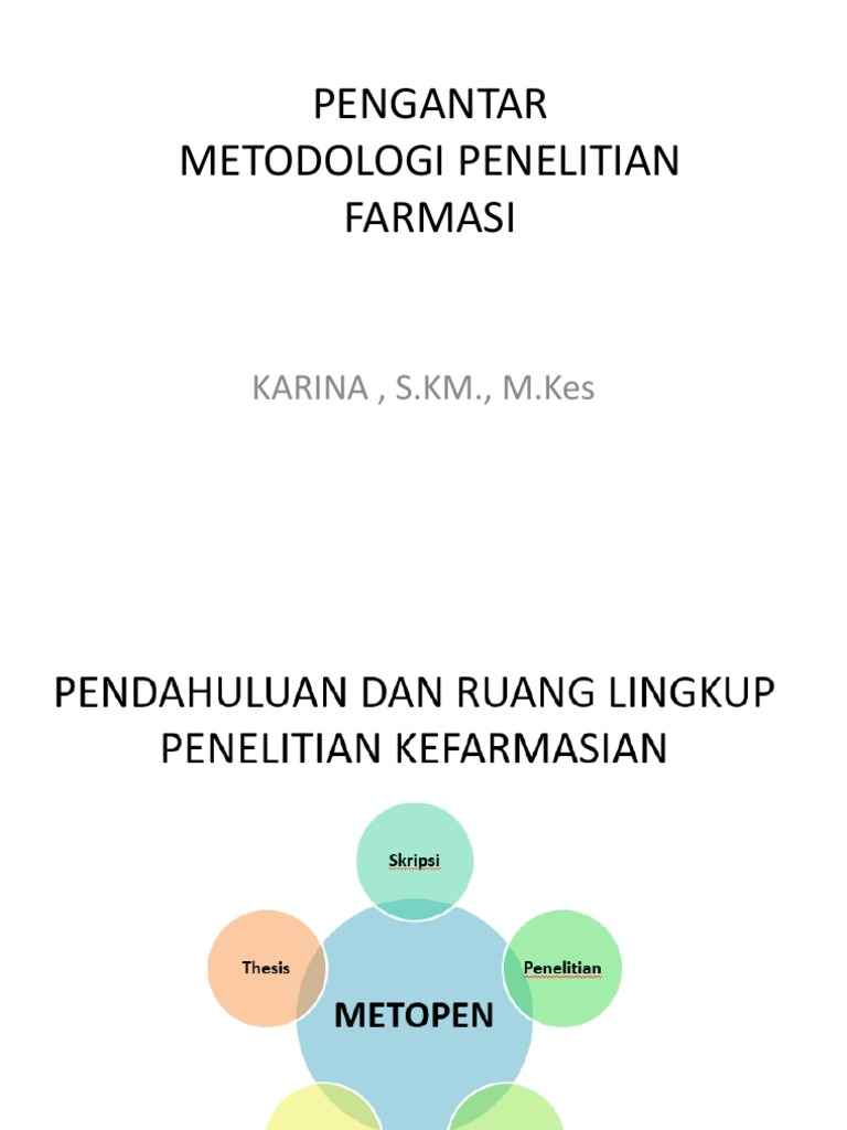 1 Pengantar Metlit | PDF