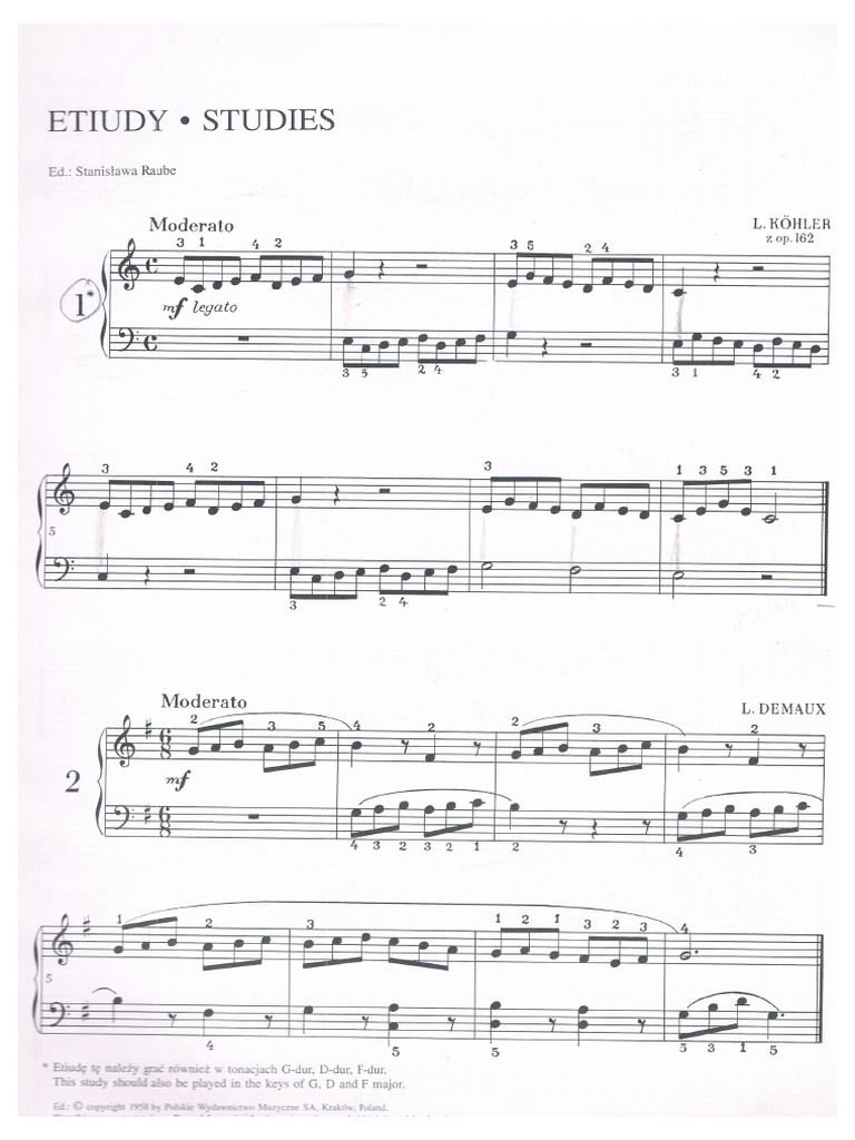 Etiudy Raube 1-Kopia | PDF