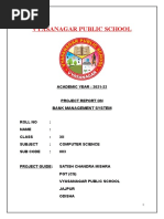 Computer Science Project On Bank Management System (Class 12 Sujal ...