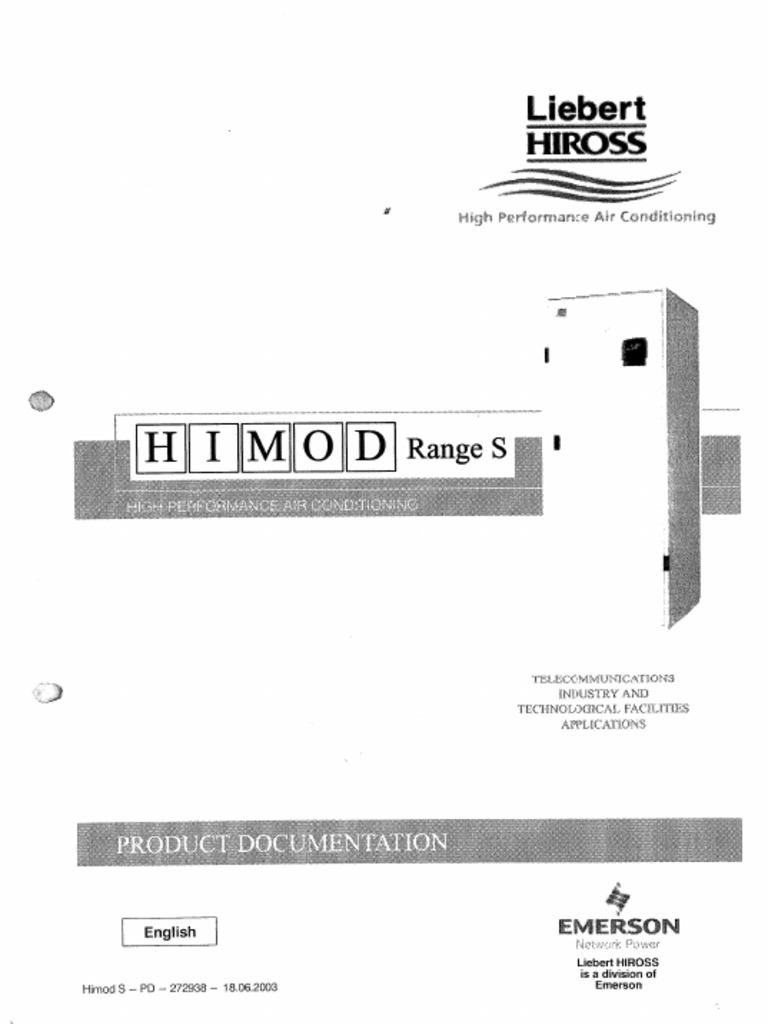 Liebert Hiross Himod Range S | PDF