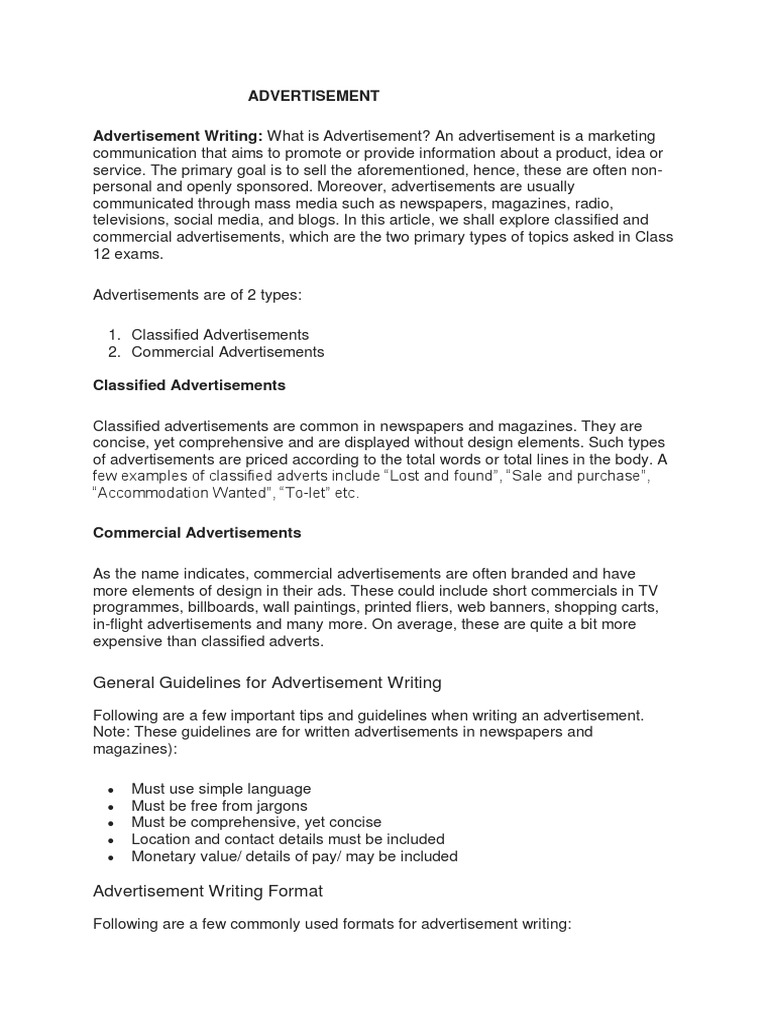 PDF Advertisement | PDF | Advertising | Mass Media