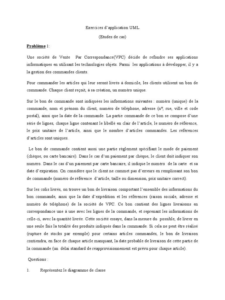 Application UML 2022 | PDF | Informatique | Document