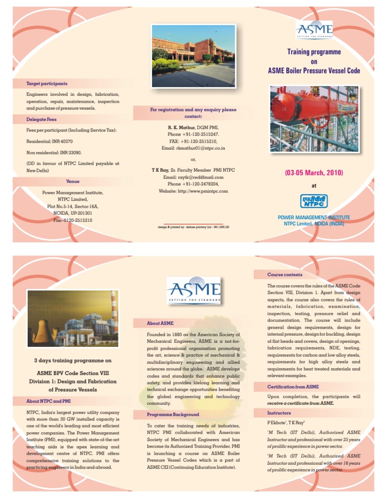 ASME Brochure | PDF | Science And Technology | Engineering