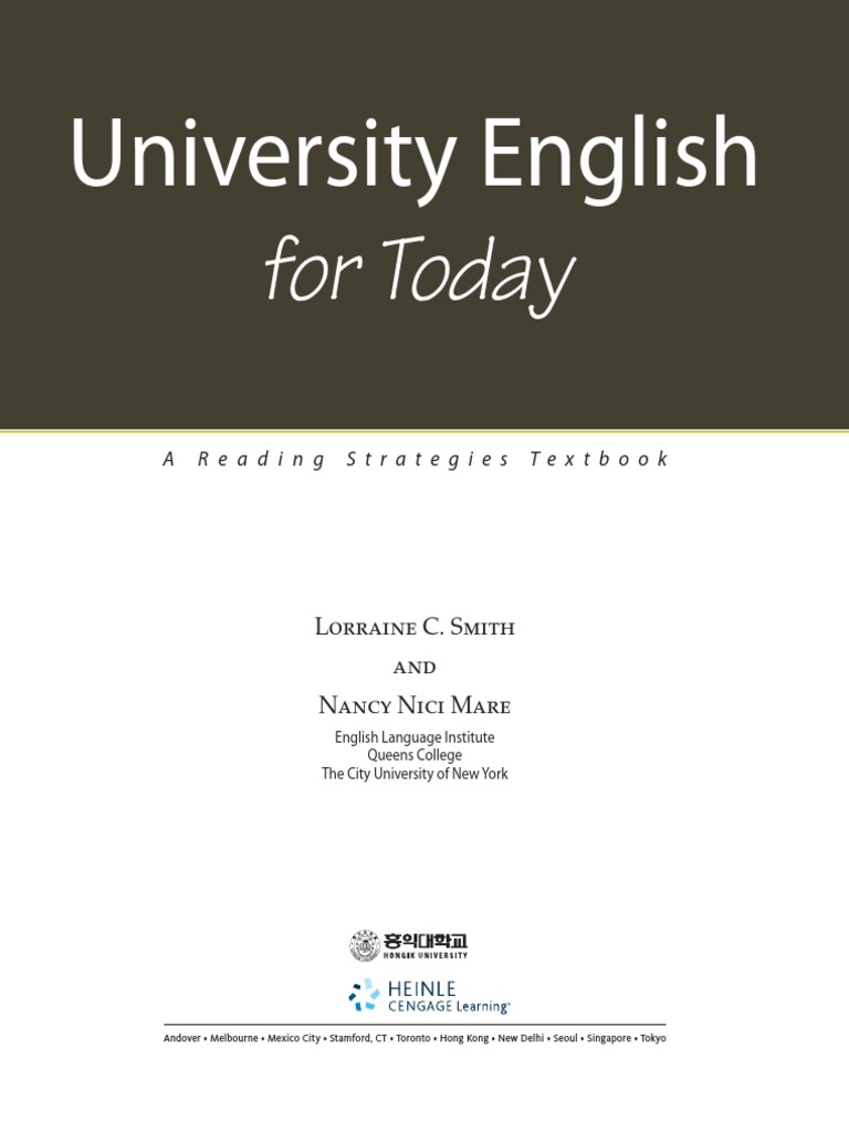 University English For Today Full Textbook | PDF