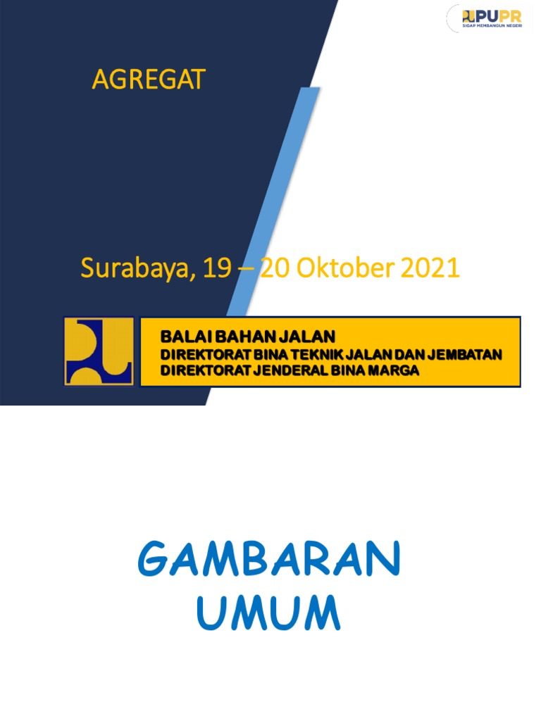 Panduan Agregat untuk Jalan | PDF