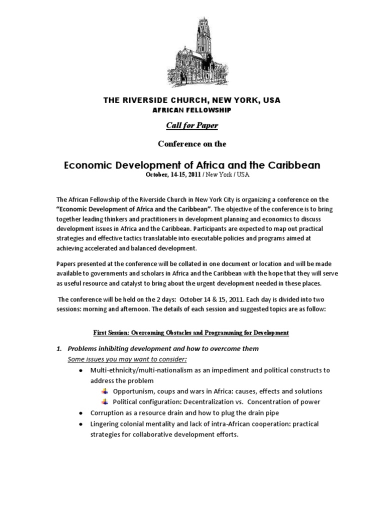 Call For Papers | PDF | Economic Development | Agriculture