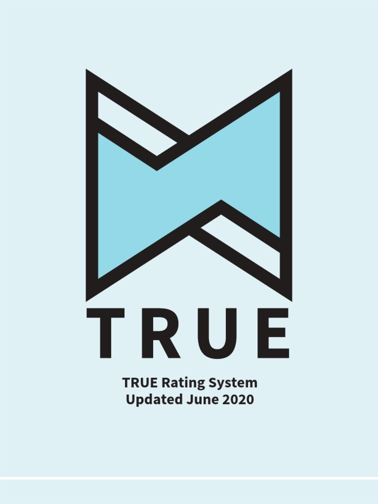 TRUE Rating System Guide | PDF | Reuse | Recycling