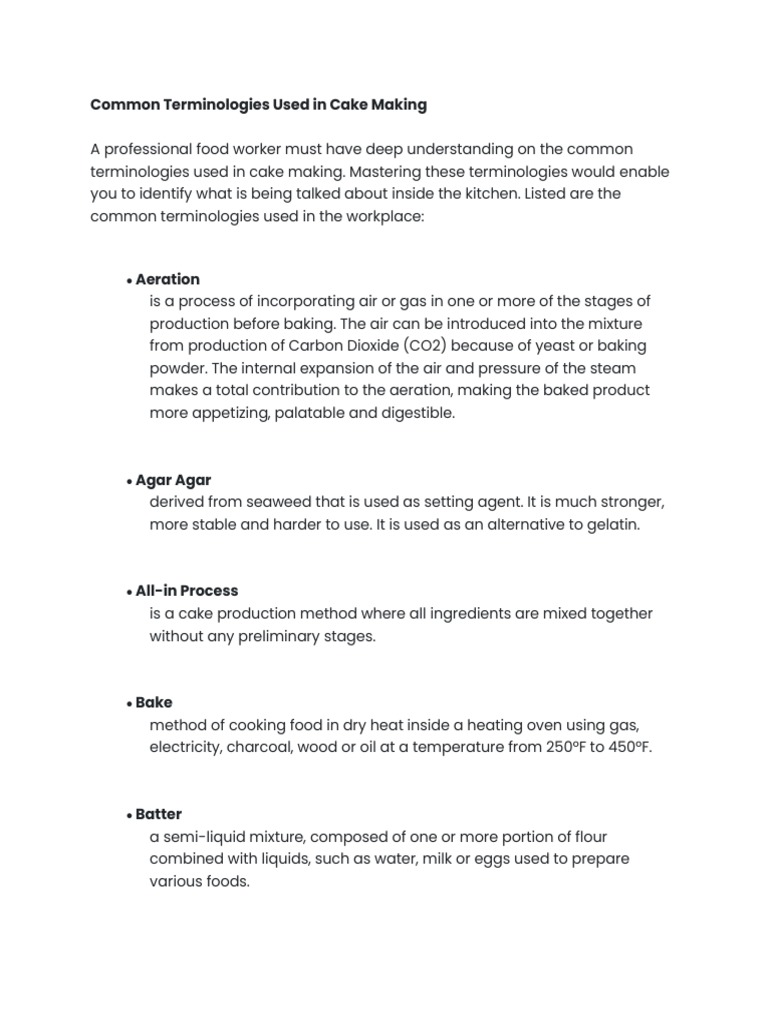 Tesda Baking | PDF | Cakes | Chocolate