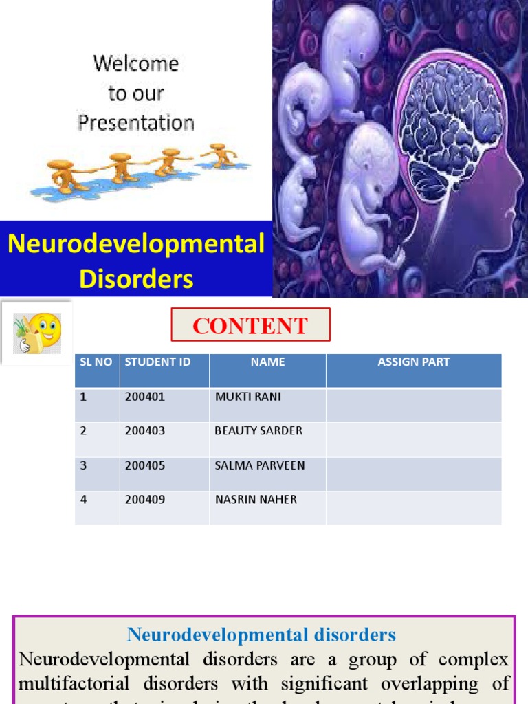 Overview of Neurodevelopmental Disorders | PDF