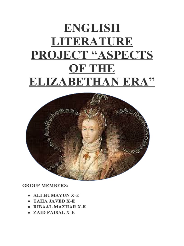 Social Structure of Elizabethan Society | PDF | Elizabethan Era | Poetry