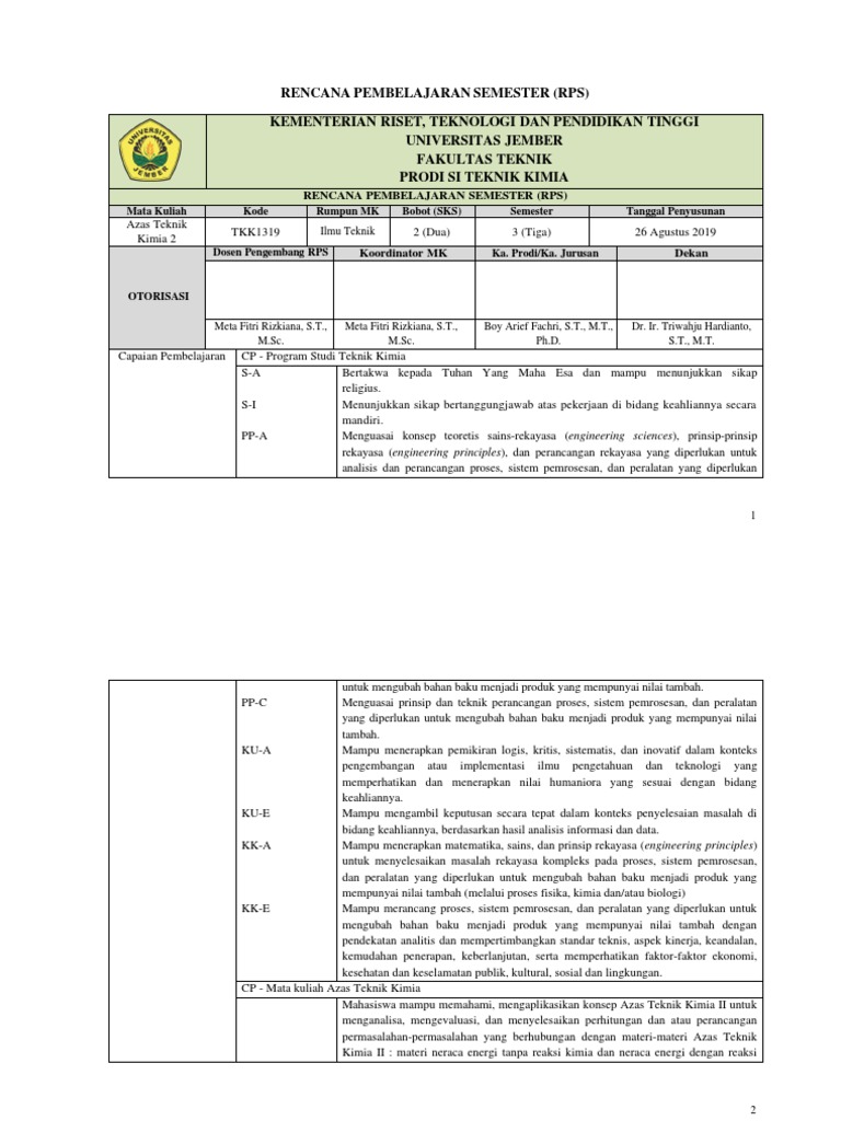 RPS Atk 2 | PDF | Teknologi & Rekayasa