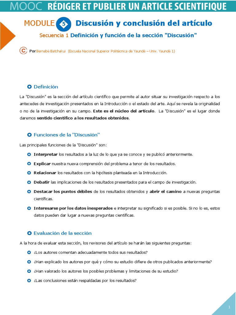 Discusión y Conclusión Del Artículo | PDF | Science | Cognición