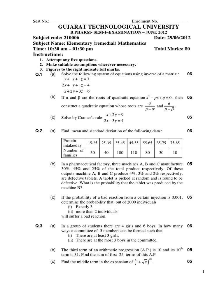 Remedial Maths? | PDF | Algebra | Mathematical Concepts