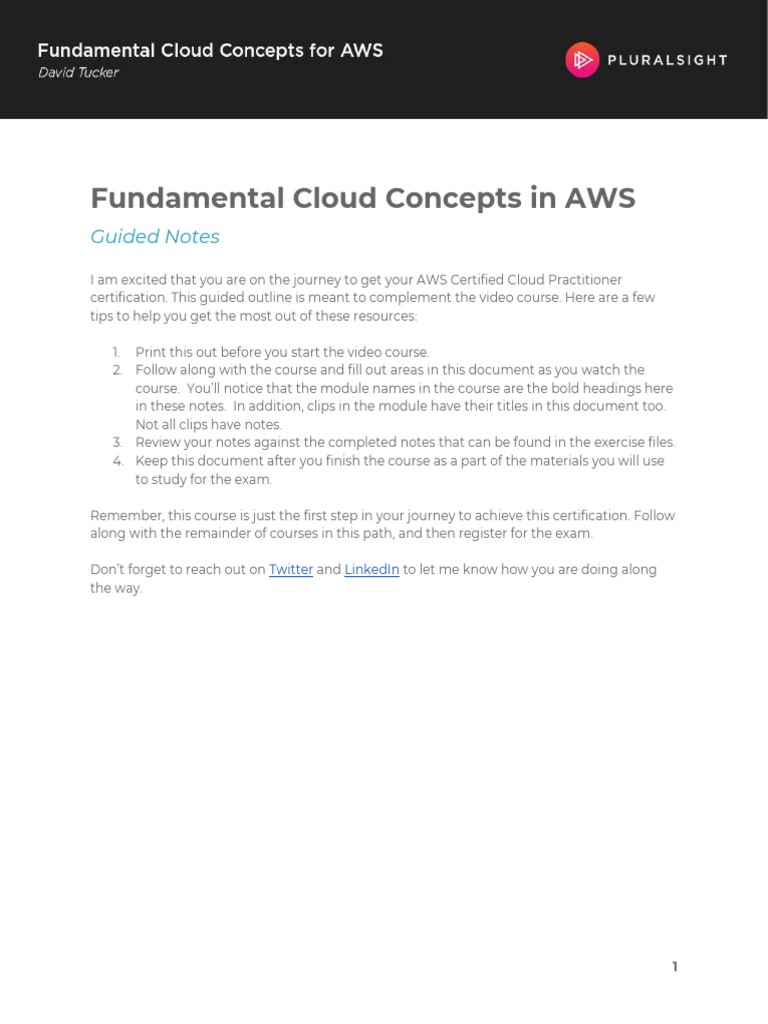 Fundamental Cloud Concepts - Guided Notes - Completed | PDF | Cloud ...