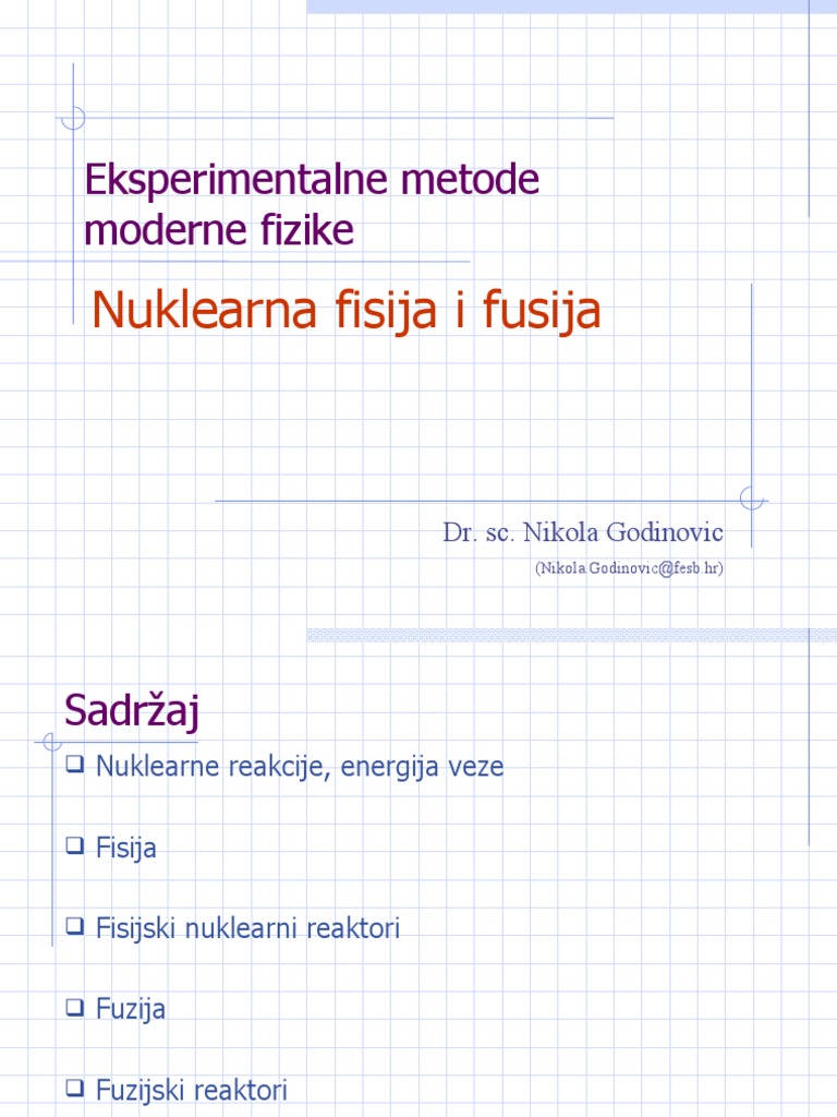 Fisja I Fuzija | PDF