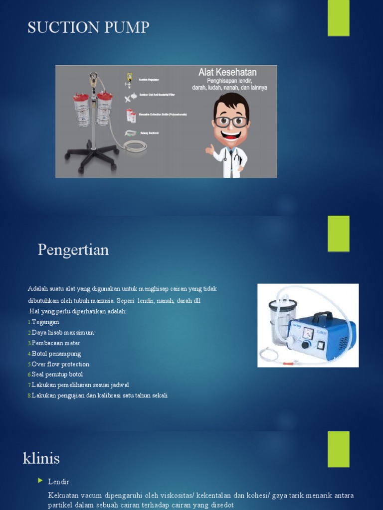 Jenis dan Fungsi Suction Pump Medis | PDF