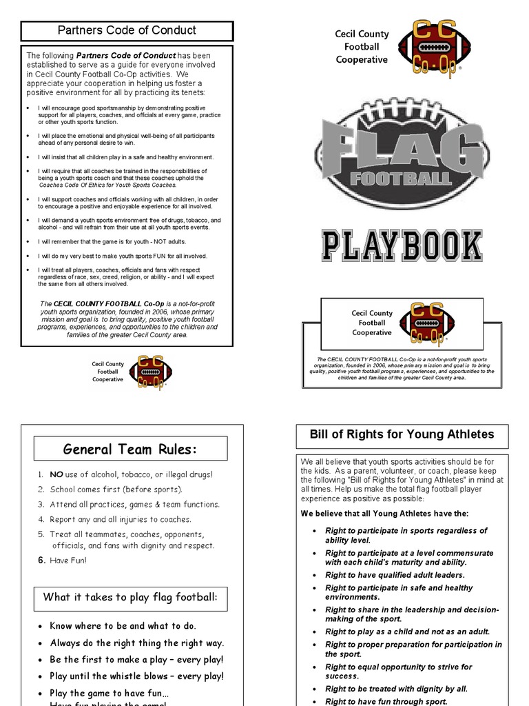 Youth Flag Football Guide | PDF | Team Sports | Ball Games