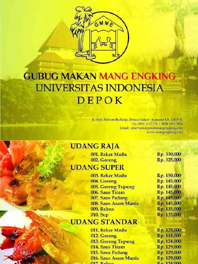 Menu ME 2020 | PDF