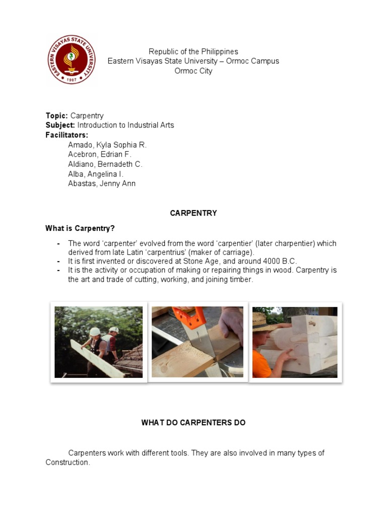 CARPENTRY | Download Free PDF | Carpentry | Wood