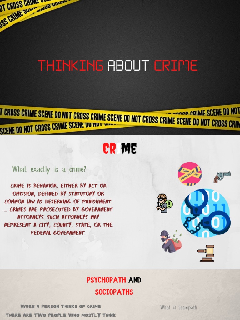 Thinking About Crime | PDF | Psychopathy | Crimes