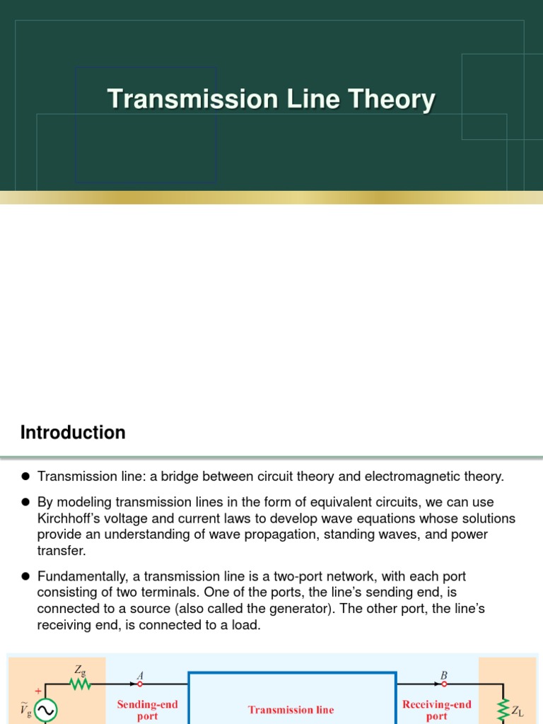 Understanding Wave Propagation on Transmission Lines: An Analysis of ...