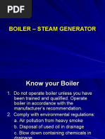 Boiler Inspection Safety Checklist | PDF