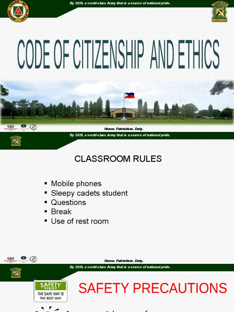 Code of Citizenship Edited | PDF | Politics