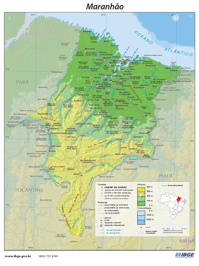 Mapa Do Maranhão | PDF