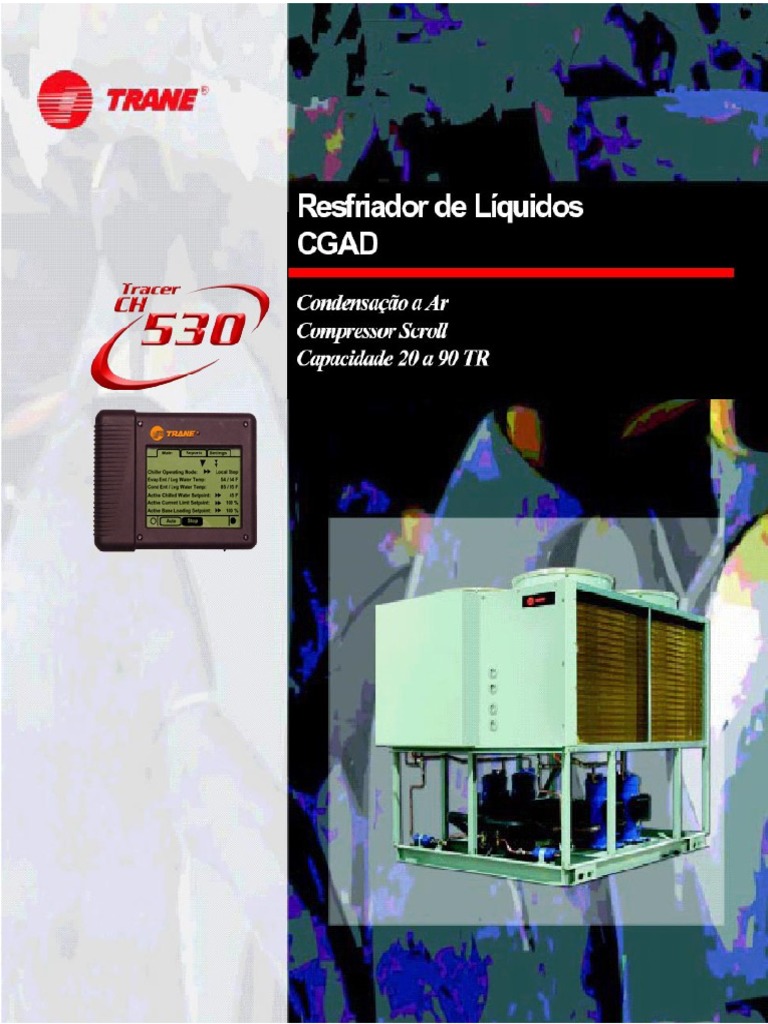 Catalogo Comercial Chiller CGAD Trane Iom | PDF