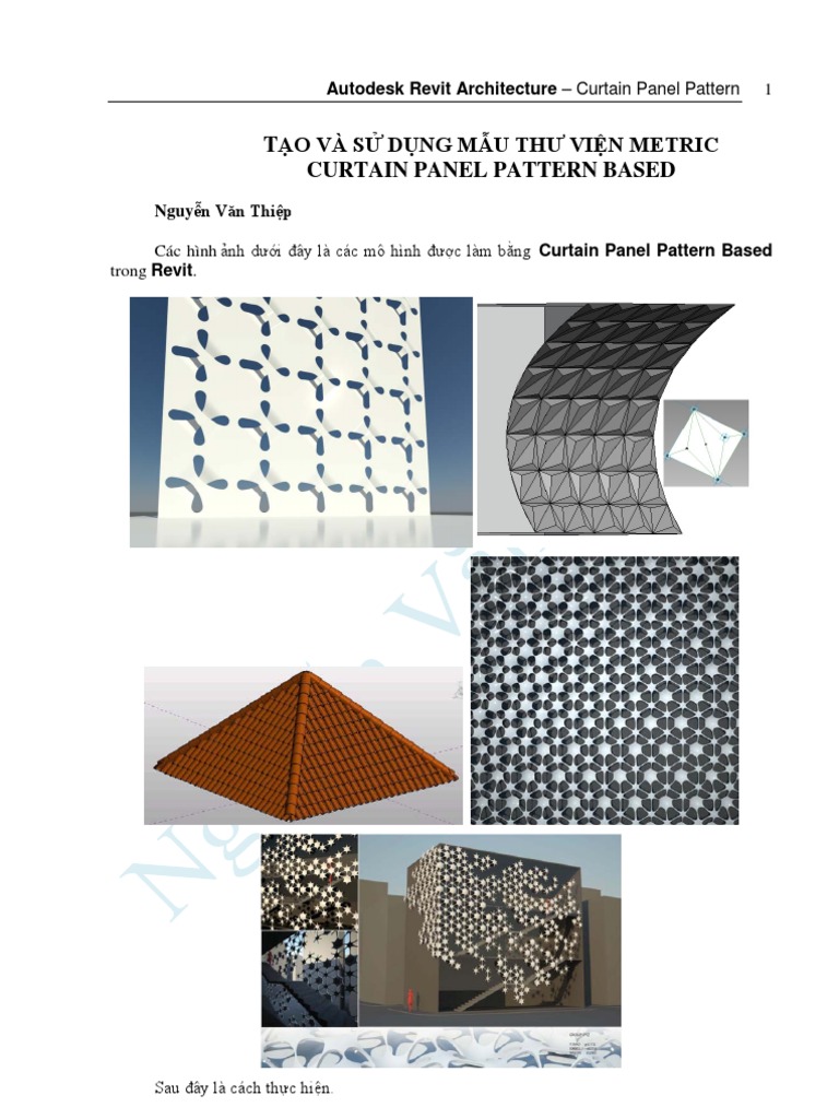 Curtain Panel Pattern