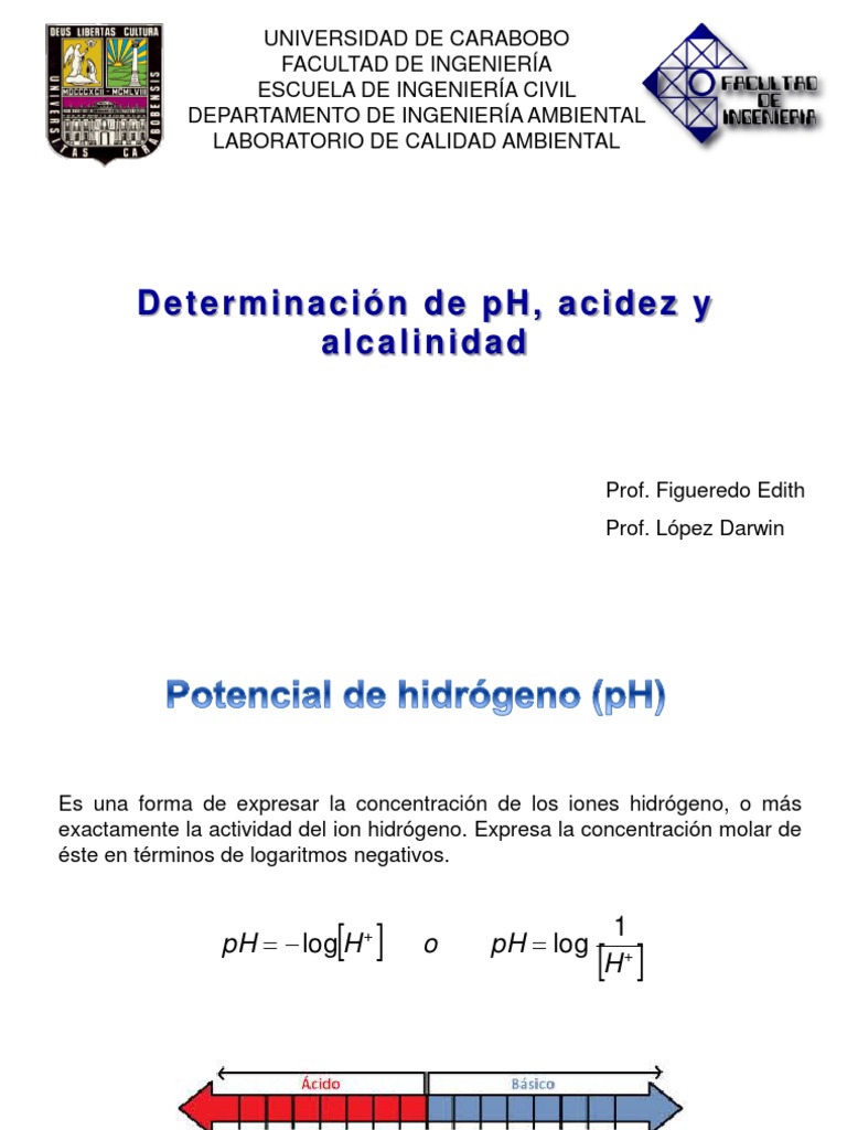 PH, Acidez y Alcalinidad (Nueva) | PDF | Ph | Química