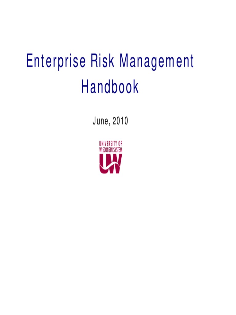 Enterprise Risk Management Handbook | PDF | Risk Management ...