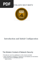 NSE 4 Certification Training Overview | PDF