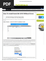 Tutorial Install Autocad 2021 | PDF