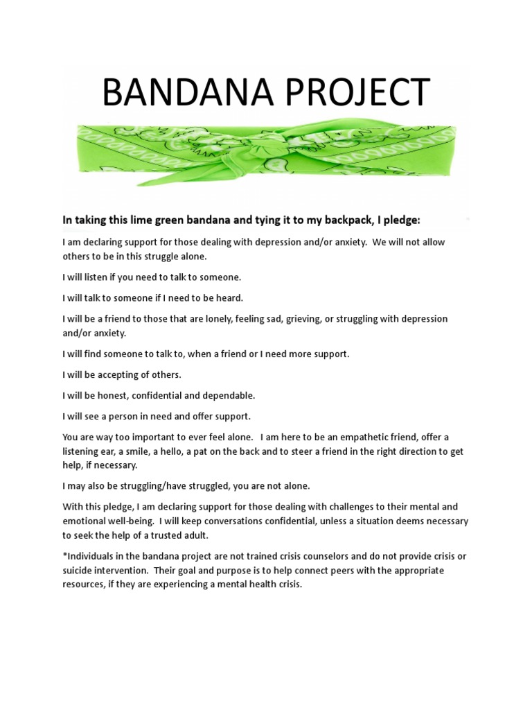 Bandana Project | PDF | Psychology | Behavioural Sciences
