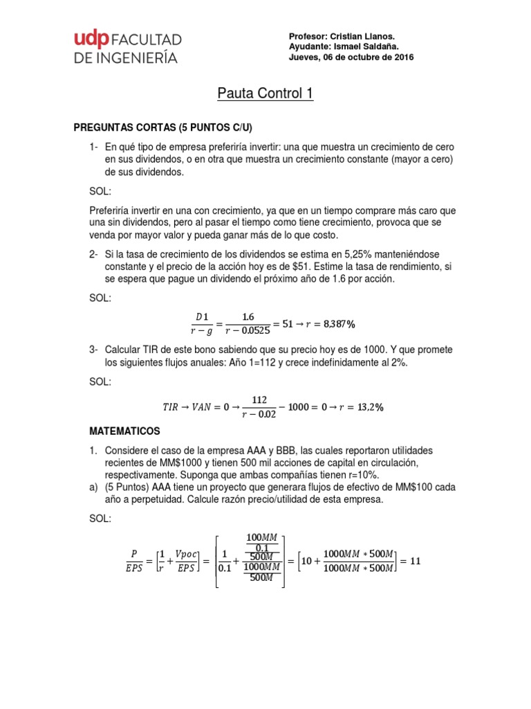 Ejercicios de Valorización Acciones y Bonos | PDF | Compartir (Finanzas) | Microeconomía