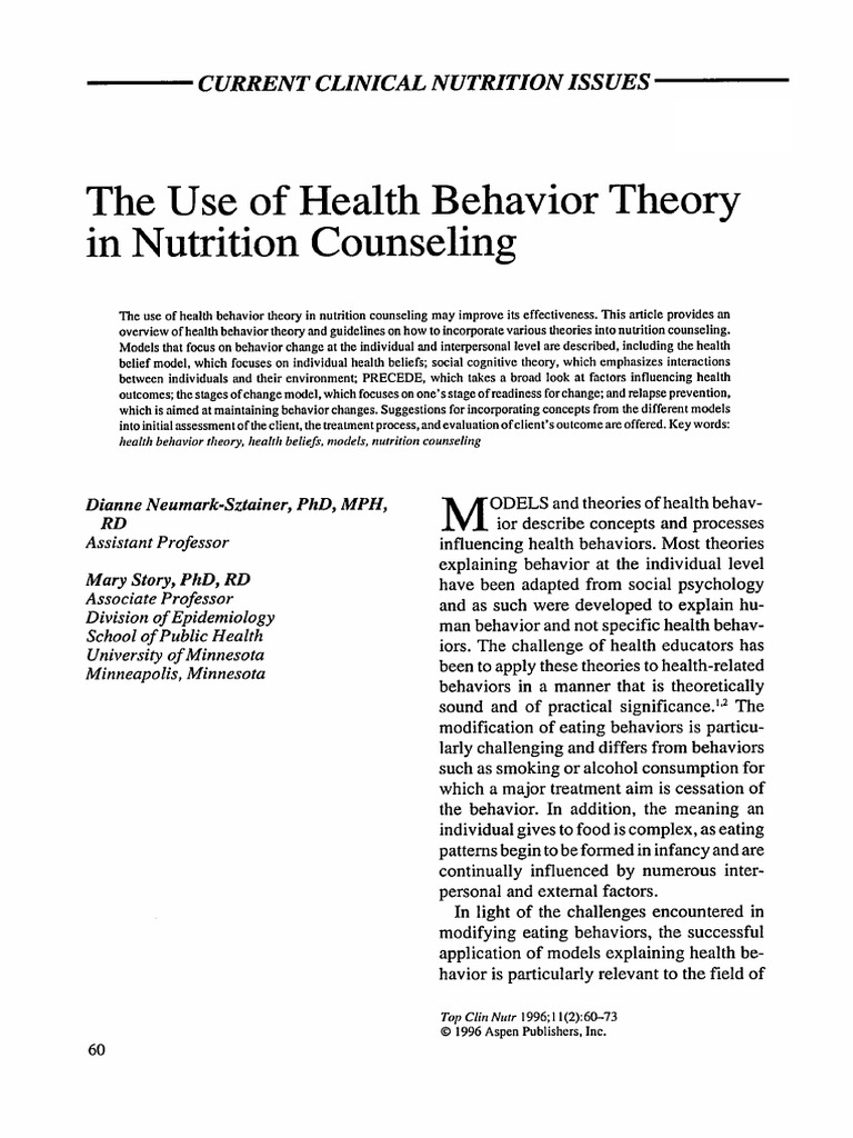 Behavior Theories | PDF