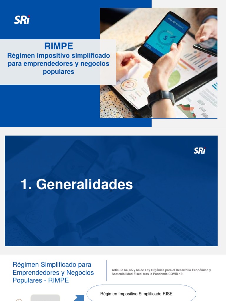 Régimen Simplificado RIMPE | PDF