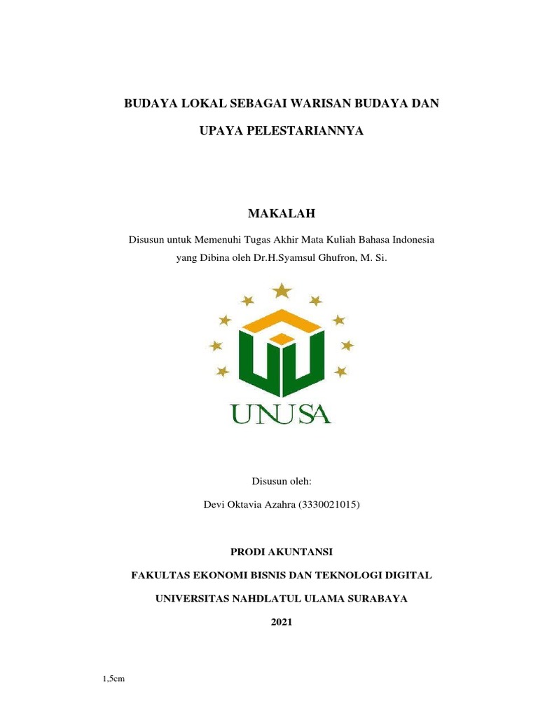 Devi Oktavia Azahra Revisi Makalah | PDF