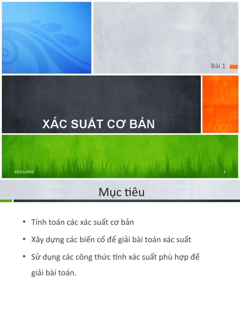 1 - Xac Suat | PDF