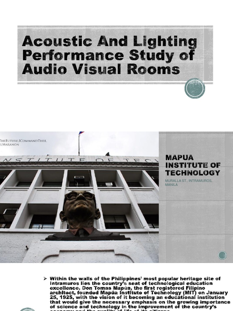 Audio Visual Room Design Analysis | PDF