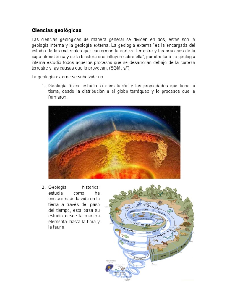 Introducción a las Ciencias Geológicas | PDF | Paleontología | Ciencias ...