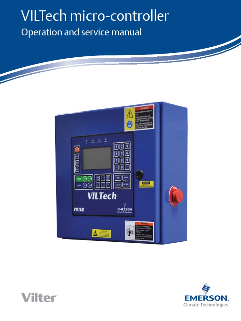 Viltech Micro-Controller: Operation and Service Manual | PDF | Menu (Computing) | Login