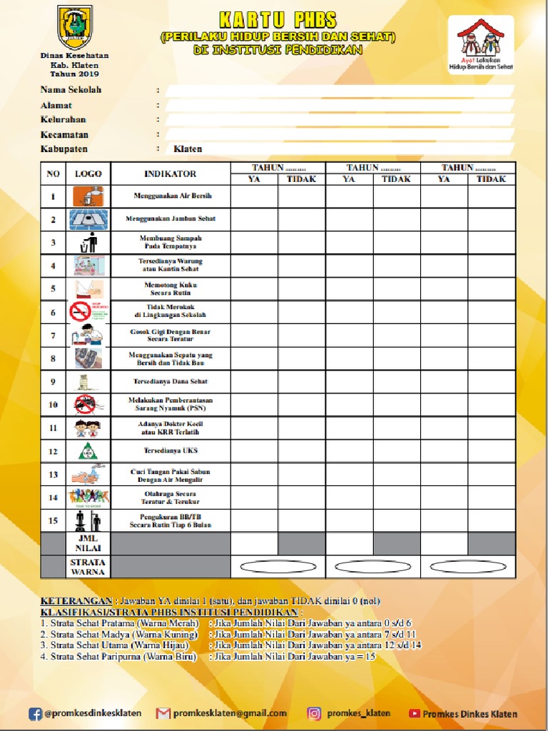 PHBS Rumah Tangga | PDF