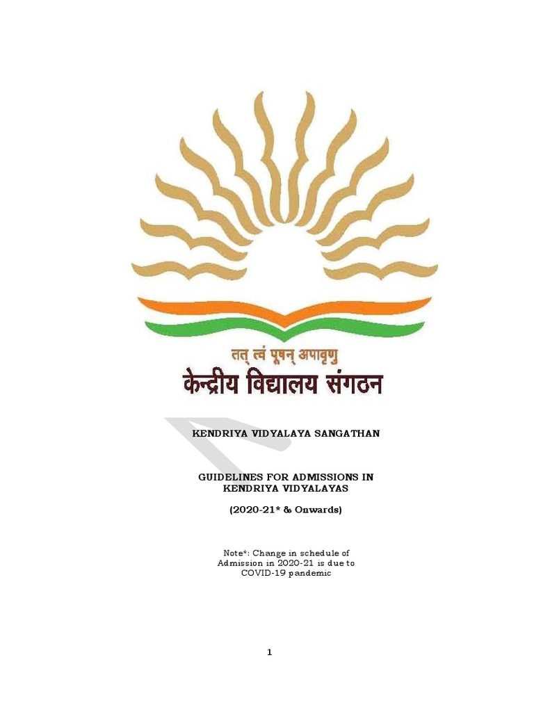 Admission Guide Lines 2020 - Final | PDF | University And College ...