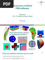 Guided Examples Using Elmerfem | PDF | Linear Elasticity | Young's Modulus