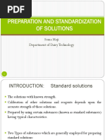 Preparation of Standard Solutions | PDF | Mass Concentration (Chemistry ...