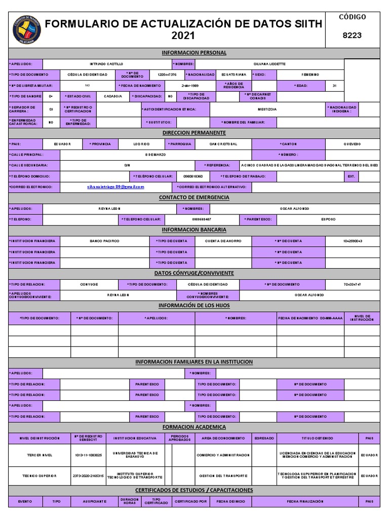 Formato - Siith 2021 | PDF