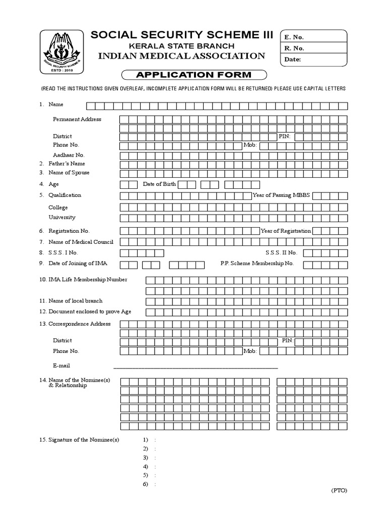 Application Form SSSS IMA KSB 1 | PDF | Cheque | Banks