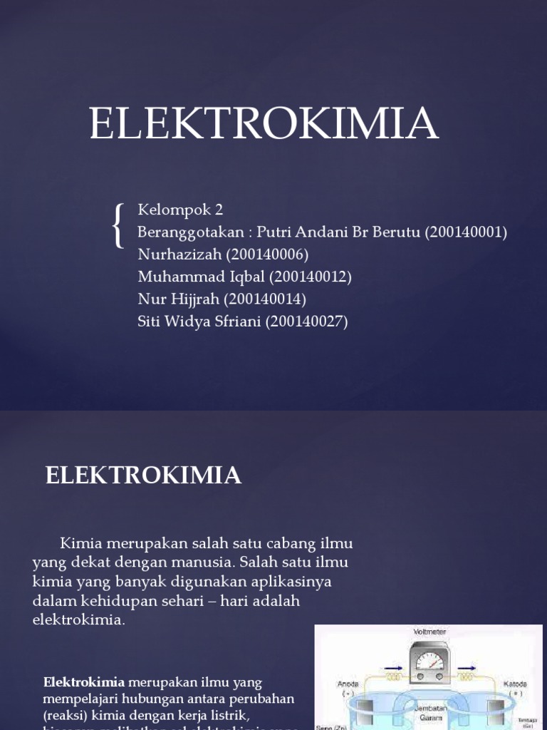 Panduan Dasar Elektrokimia | PDF | Metode & Bahan Ajar | Sains & Matematika